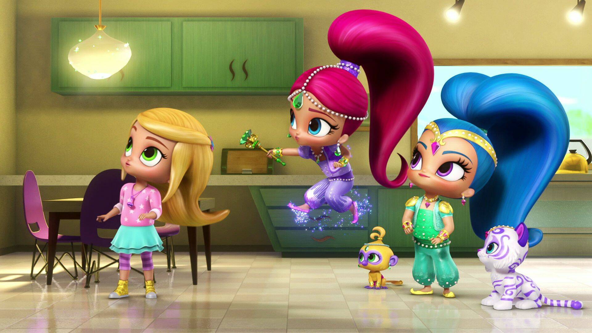 Shimmer y Shine (T2): Caos de sirena; Preferiríamos estar en un lugar ...